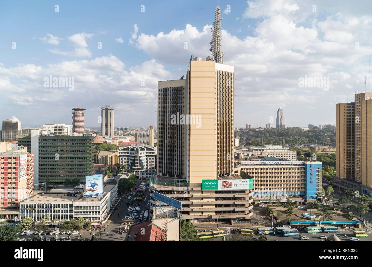 Nairobi downtown hi-res stock photography and images - Alamy