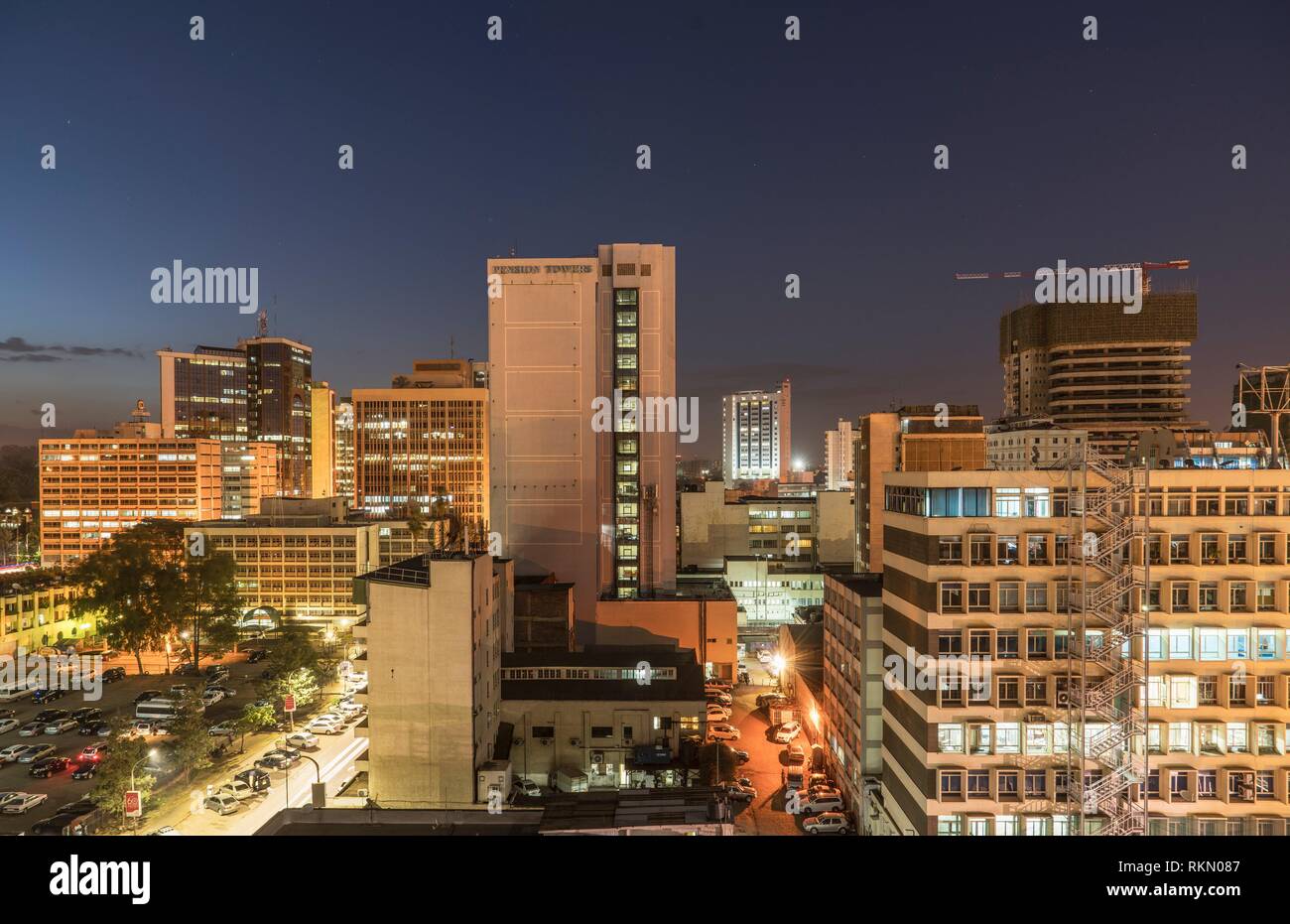 Nairobi downtown hi-res stock photography and images - Alamy