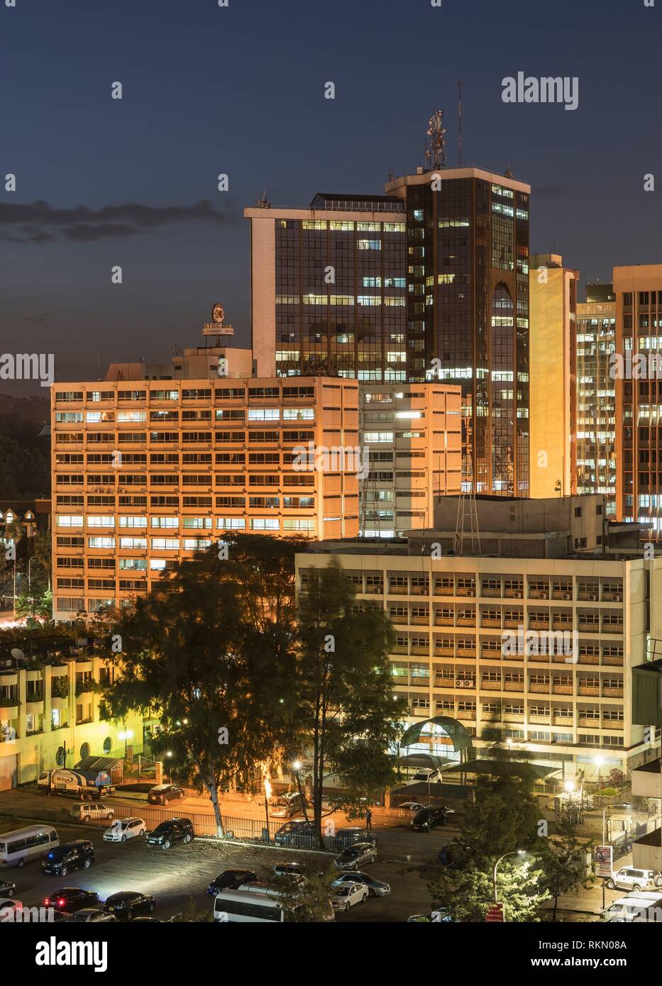 Modern buildings city africa hi-res stock photography and images - Alamy