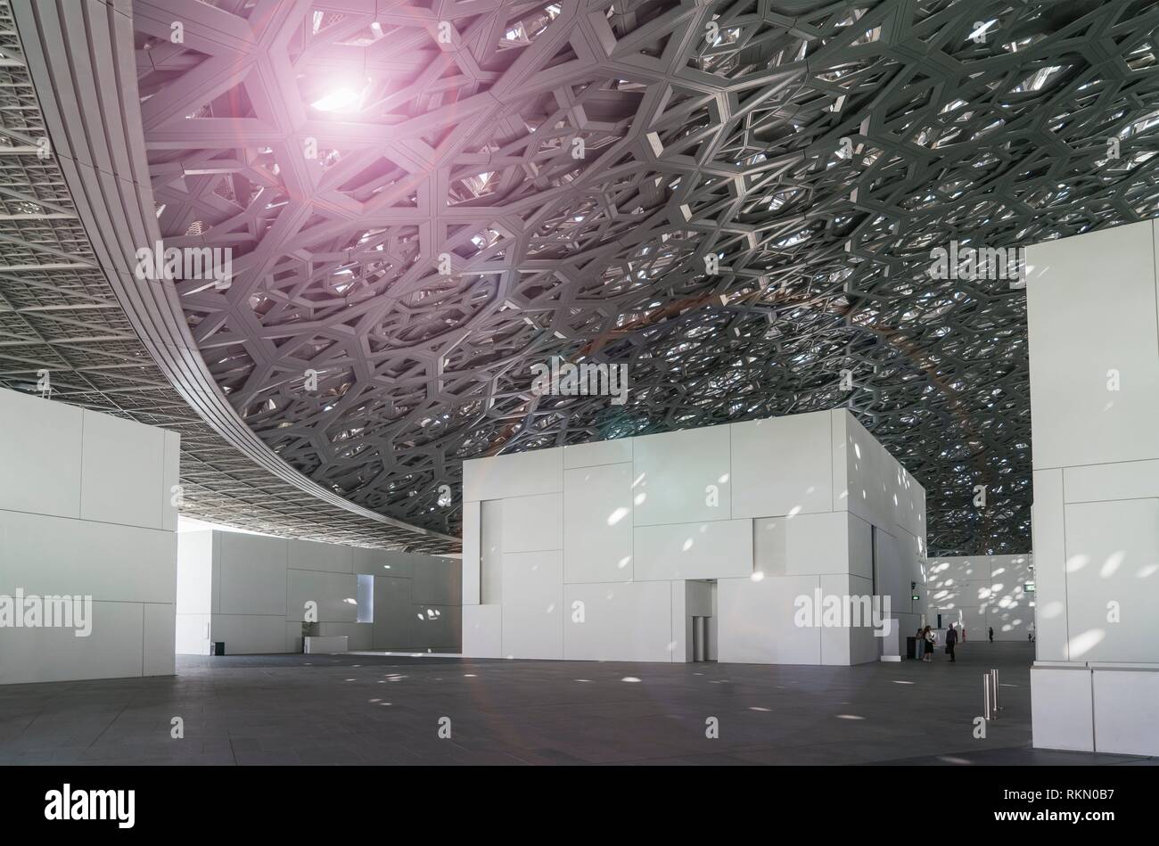 Louvre interior architecture hi-res stock photography and images - Alamy