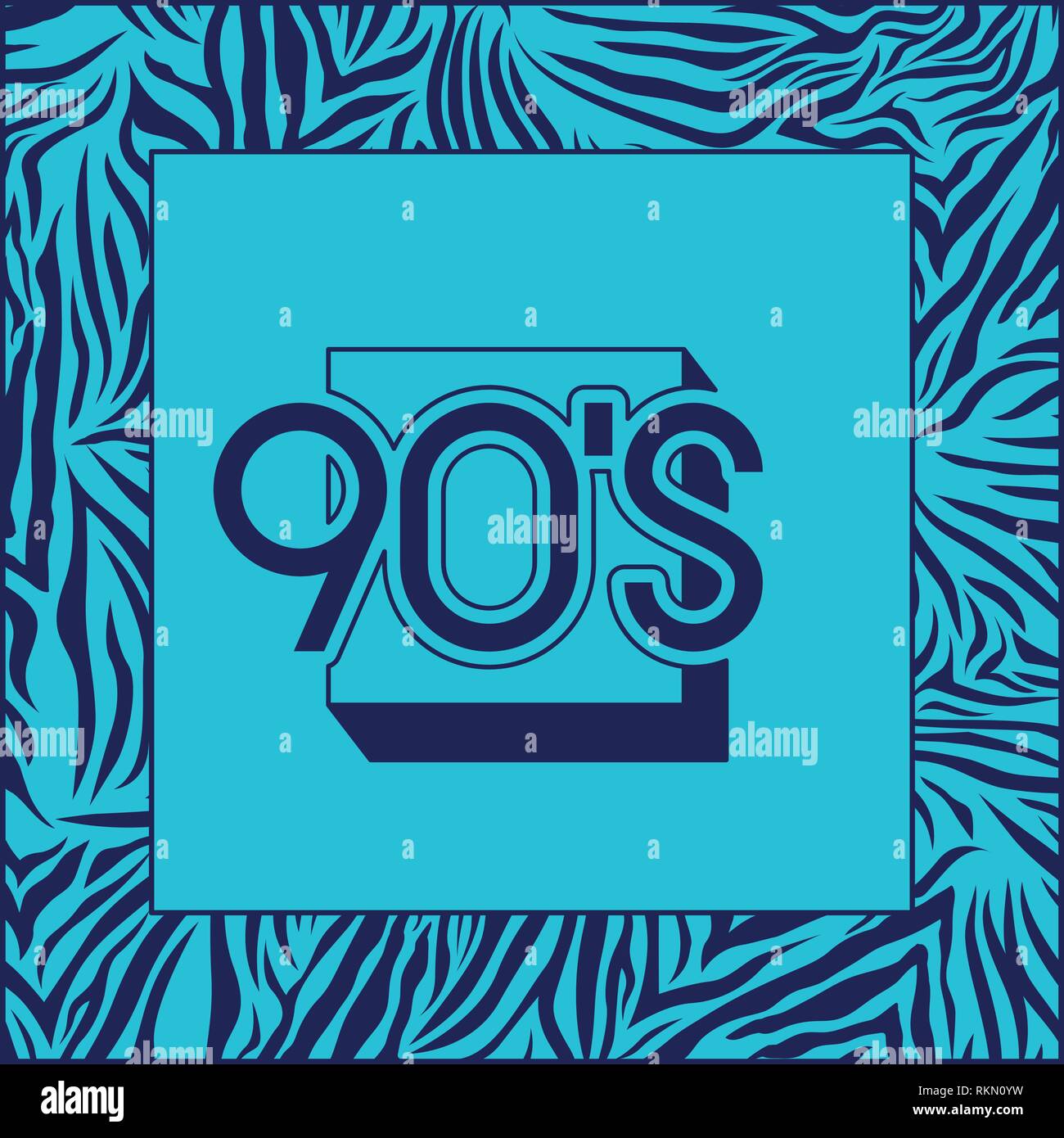 90s decade label retro Stock Vector Image & Art - Alamy