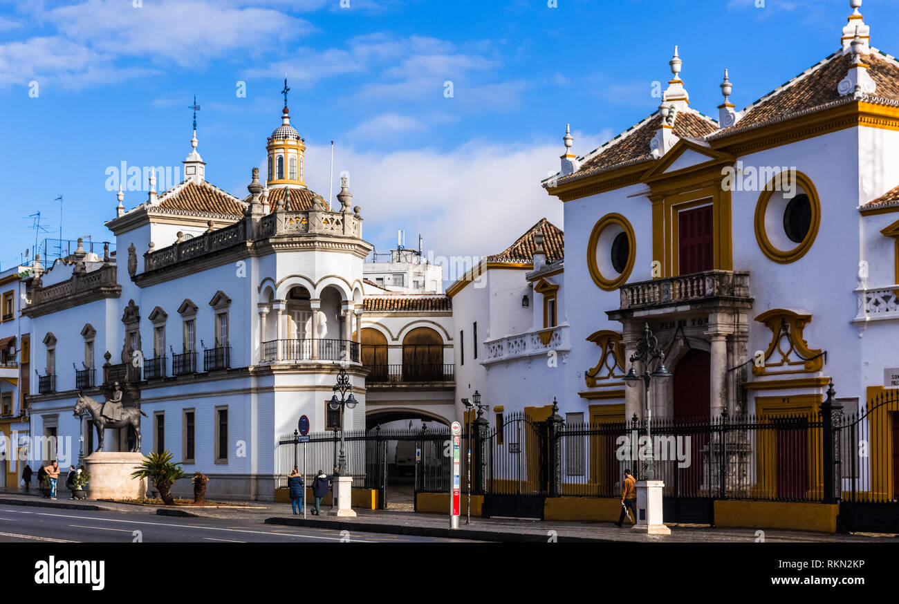 Seville, Spain - July 15, 2017: Seville is the capital of the ...