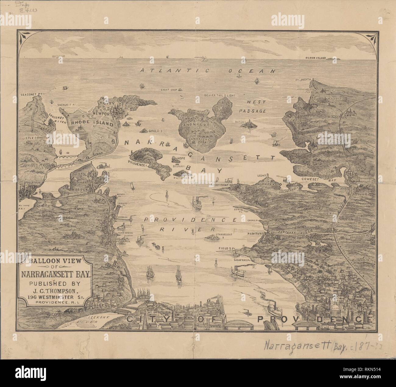 Map of clifford hi-res stock photography and images - Alamy