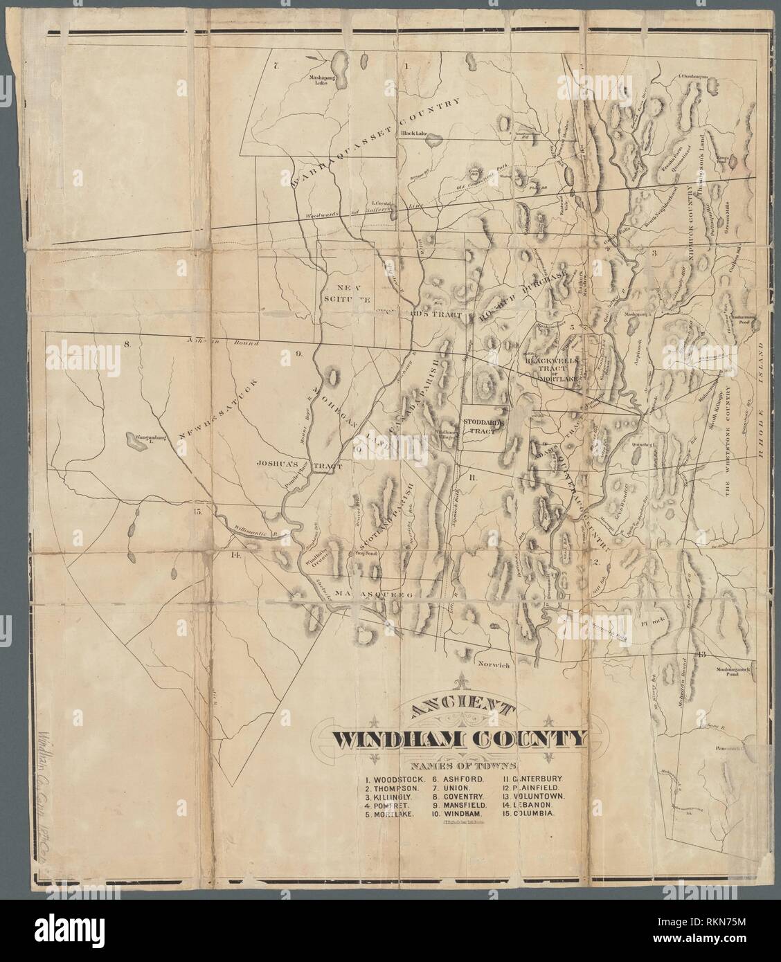Ancient united states map hi-res stock photography and images - Alamy