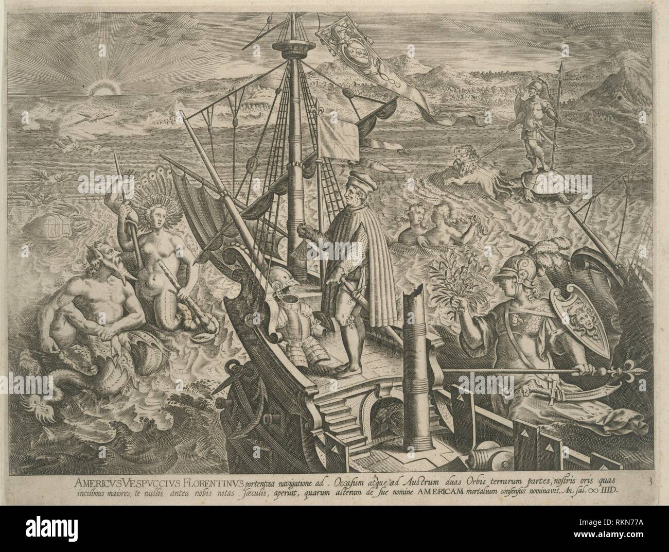 Amerigo vespucci map hi-res stock photography and images - Alamy