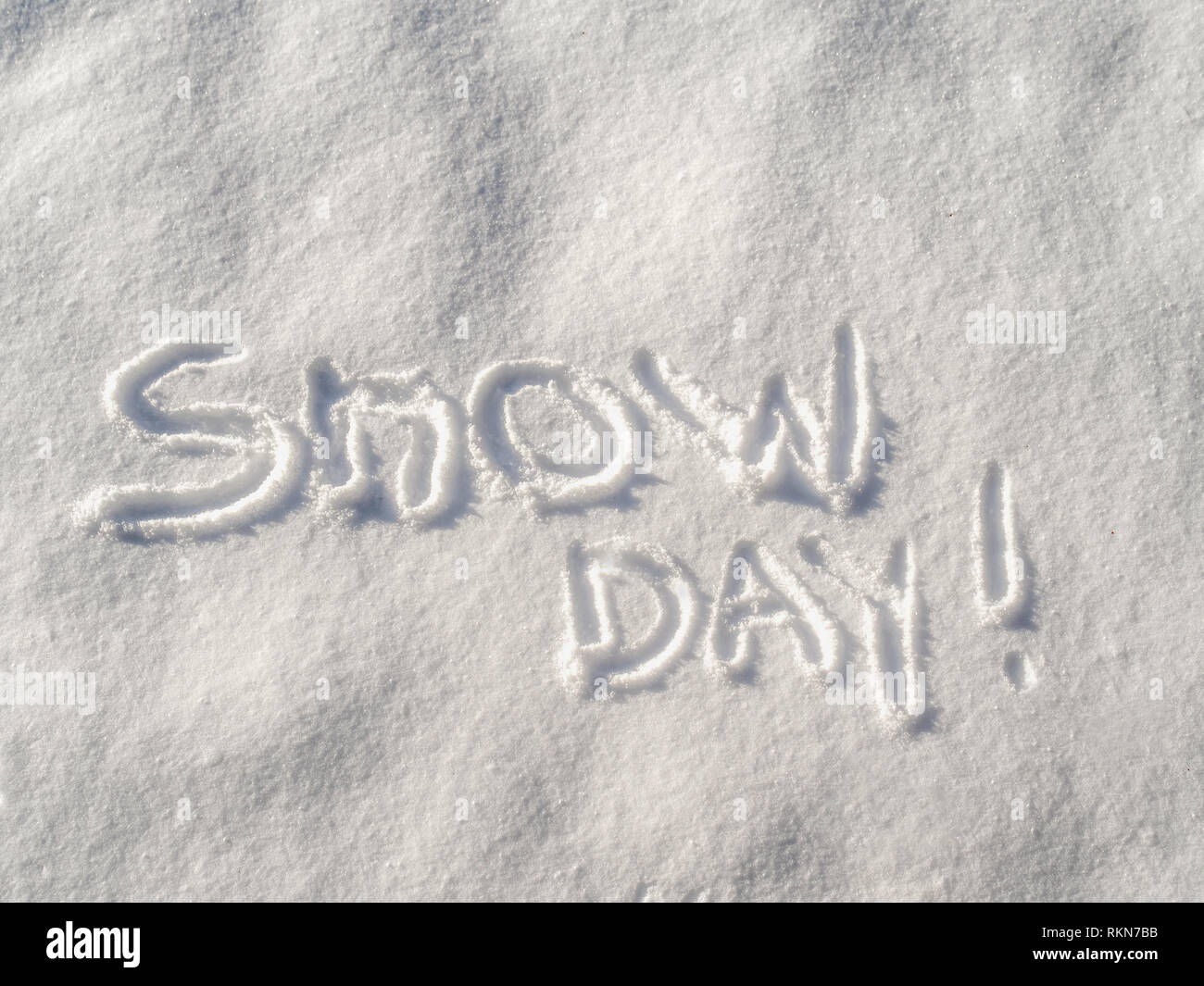 Word Written In Snow High Resolution Stock Photography and Images - Alamy