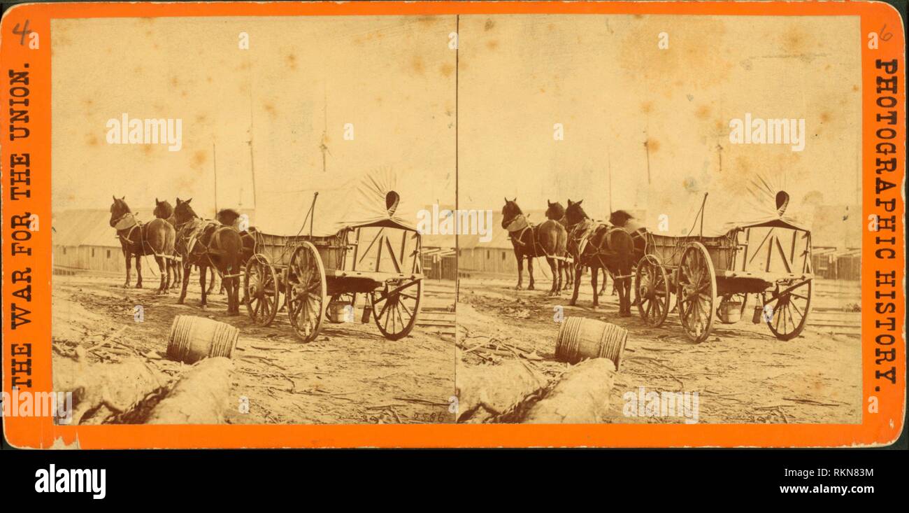 Civil war army wagon hi-res stock photography and images - Alamy