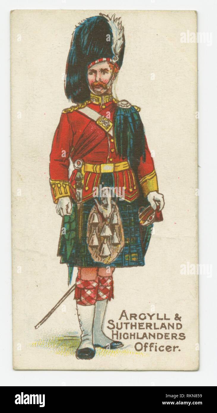 Argyll and sutherland highlanders regiment hi-res stock photography and ...
