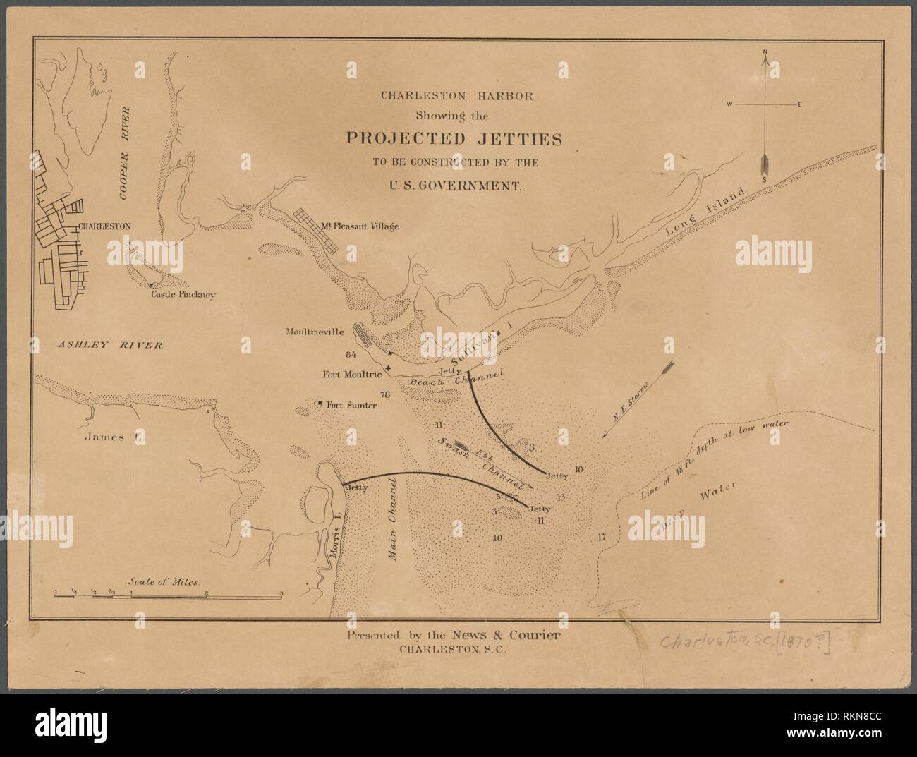 1870 map of charleston