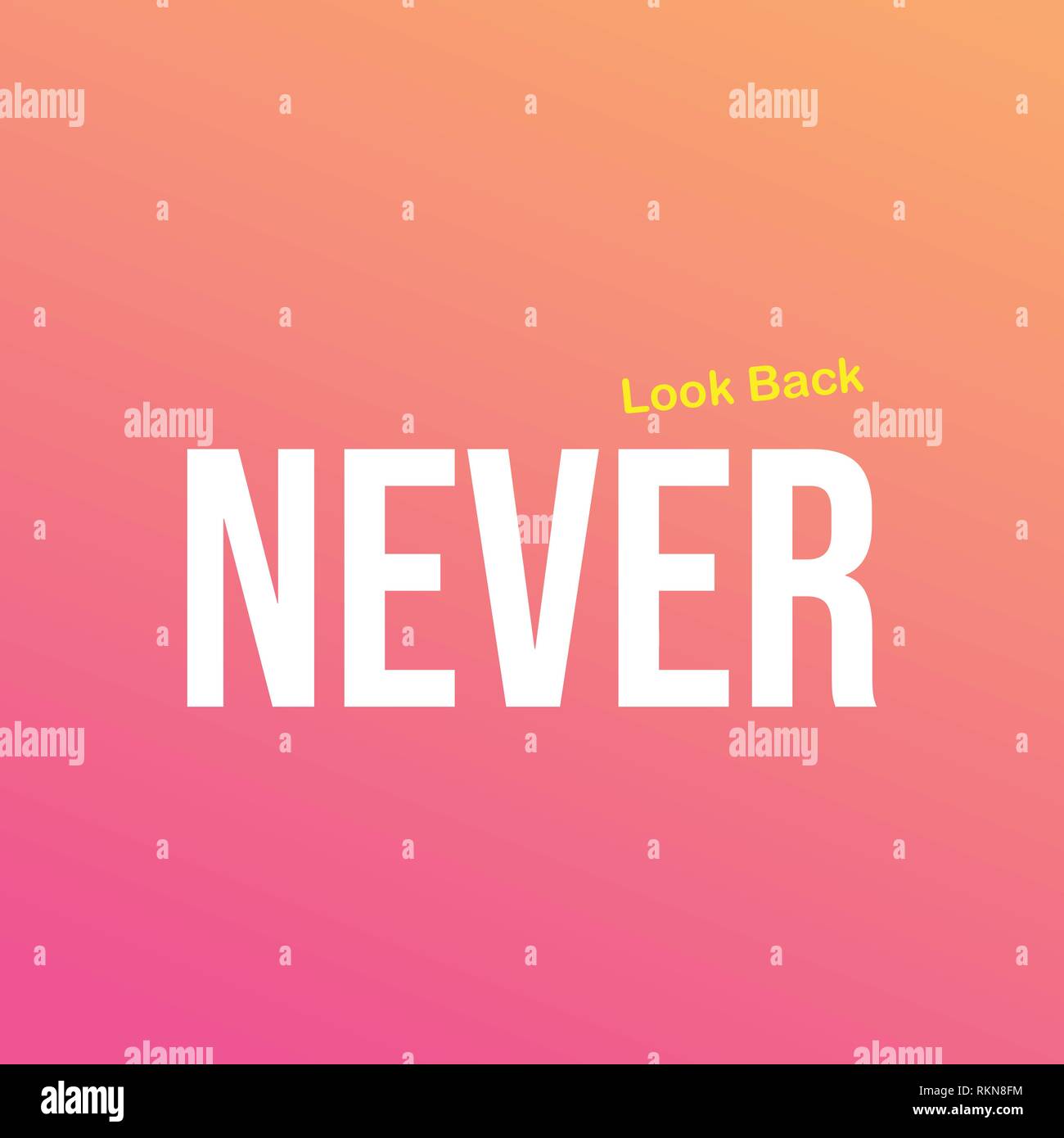Never look back life hi-res stock photography and images - Alamy
