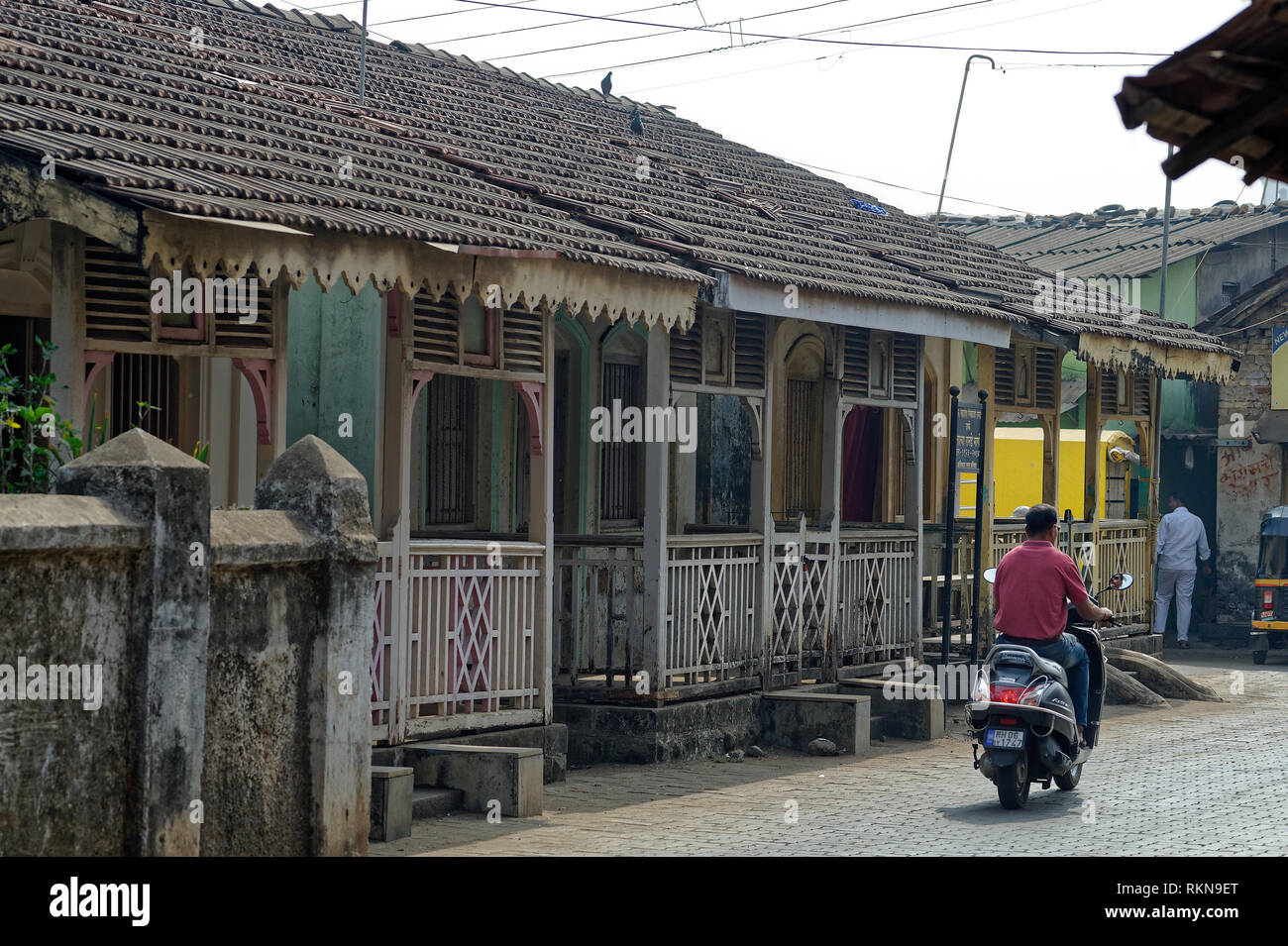 Old traditional house at Alibag Maharashtra India Stock Photo - Alamy