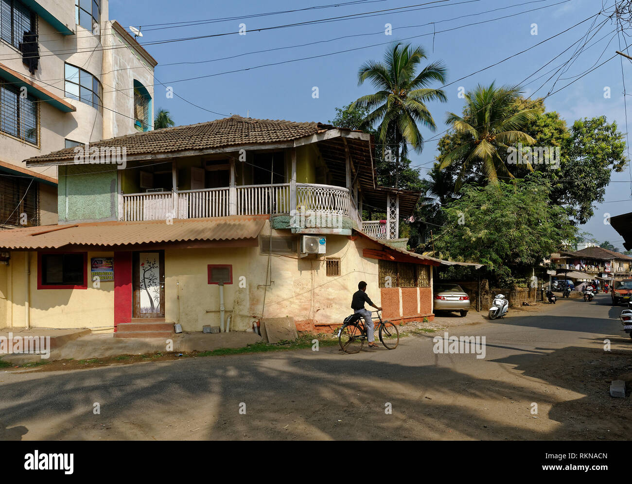 Old traditional double storey(Two Floors) house at Alibag Maharashtra ...