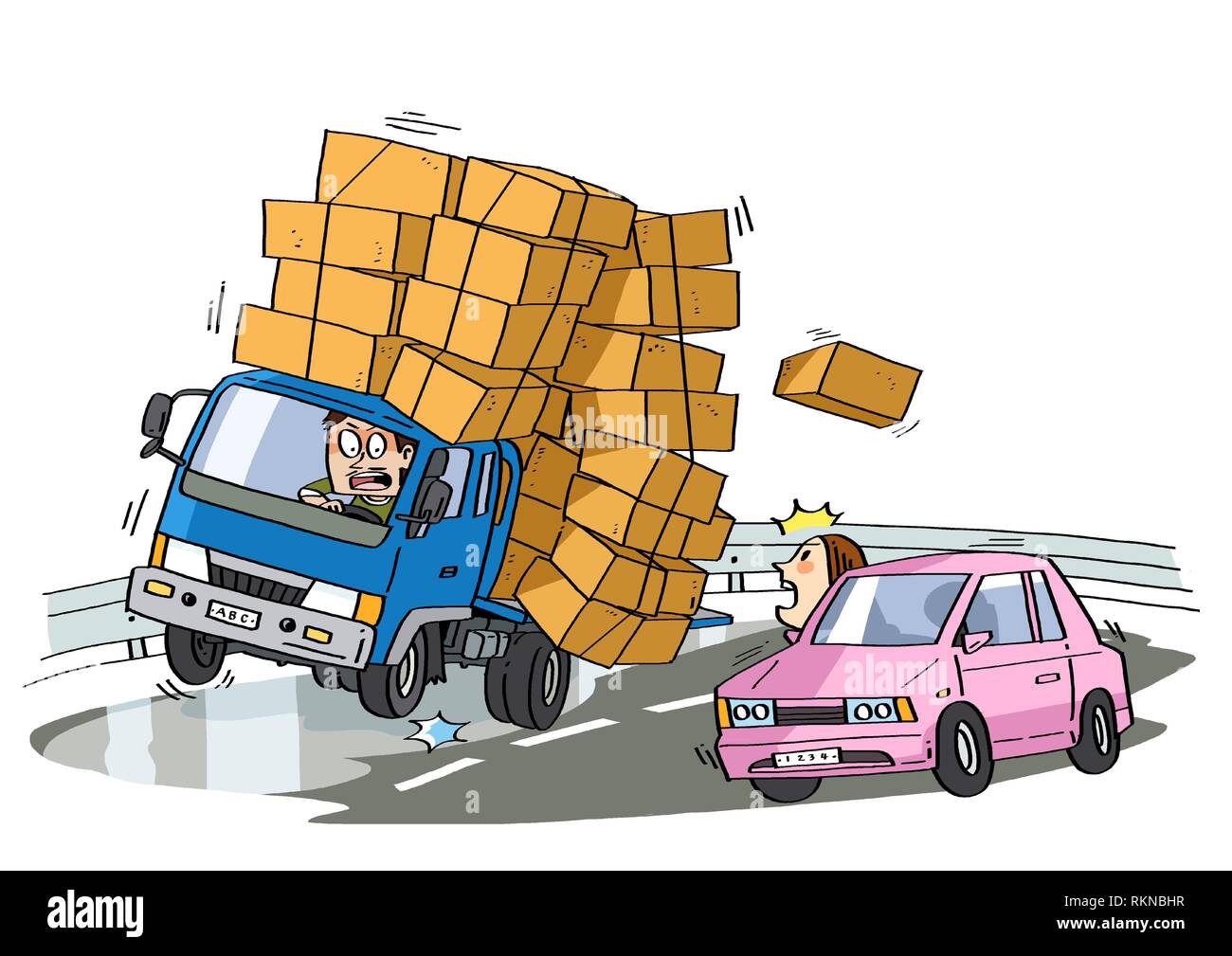 Traffic incidents Stock Vector Images - Alamy