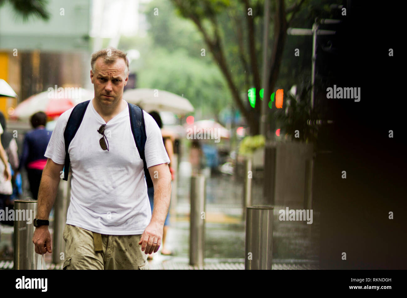 Capturing moment man walking hi-res stock photography and images - Alamy