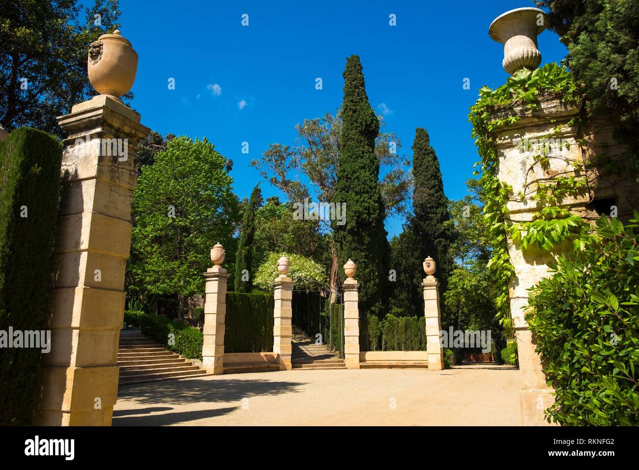 Labyrinth park horta barcelona catalonia hi-res stock photography and ...