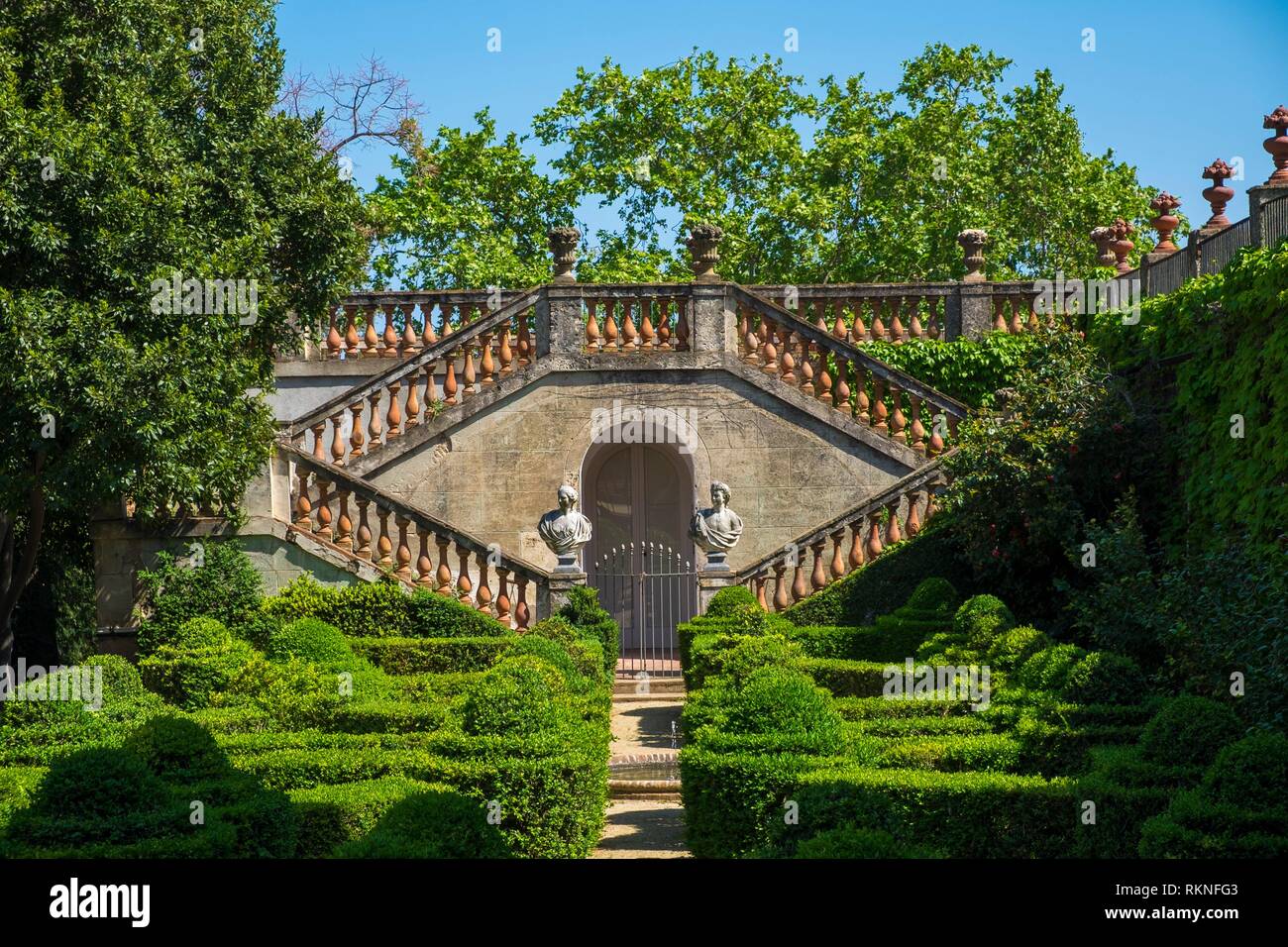 Labyrinth park horta barcelona catalonia hi-res stock photography and ...
