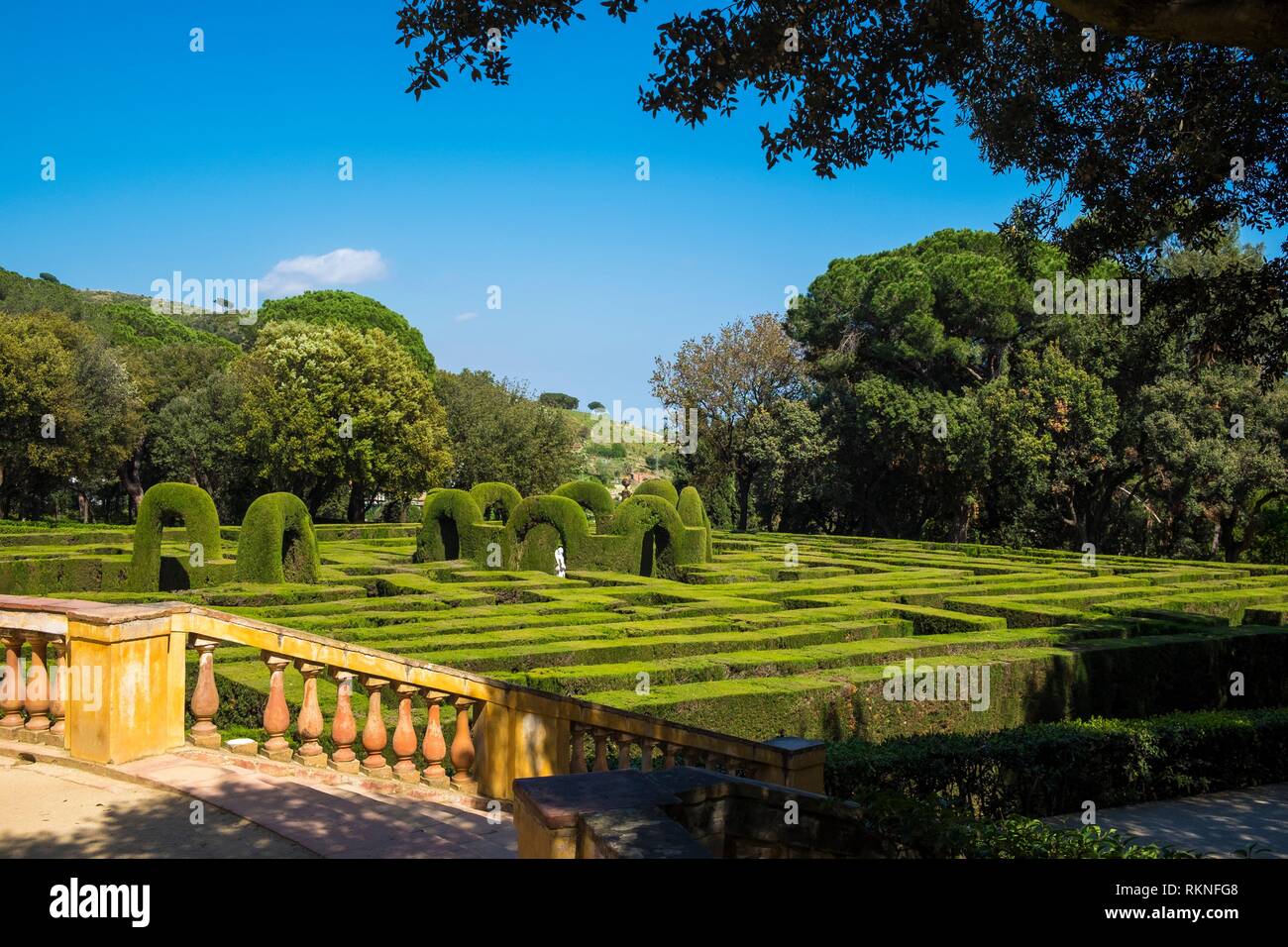 Labyrinth park horta barcelona catalonia hi-res stock photography and ...