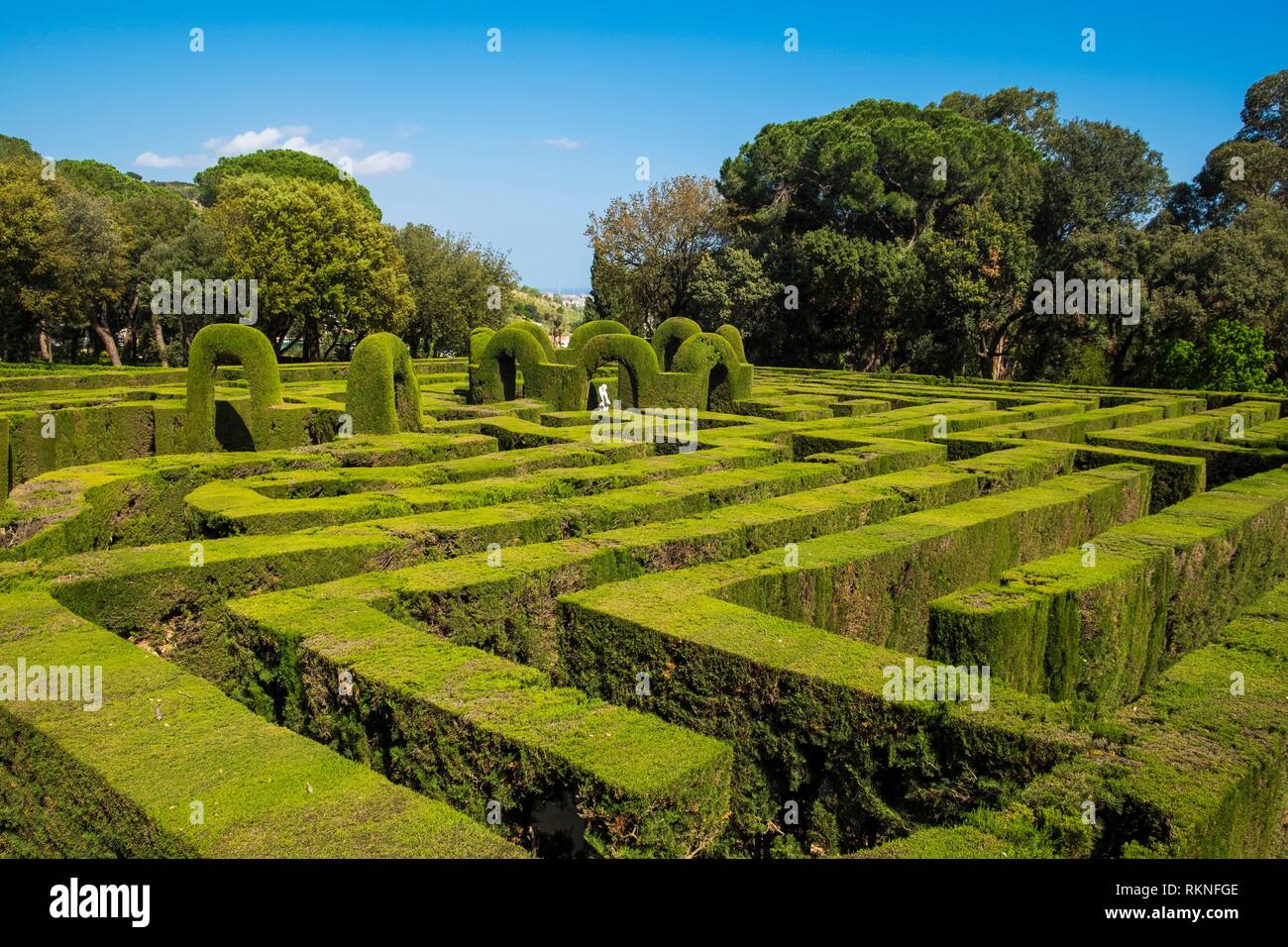 Labyrinth park horta barcelona catalonia hi-res stock photography and ...