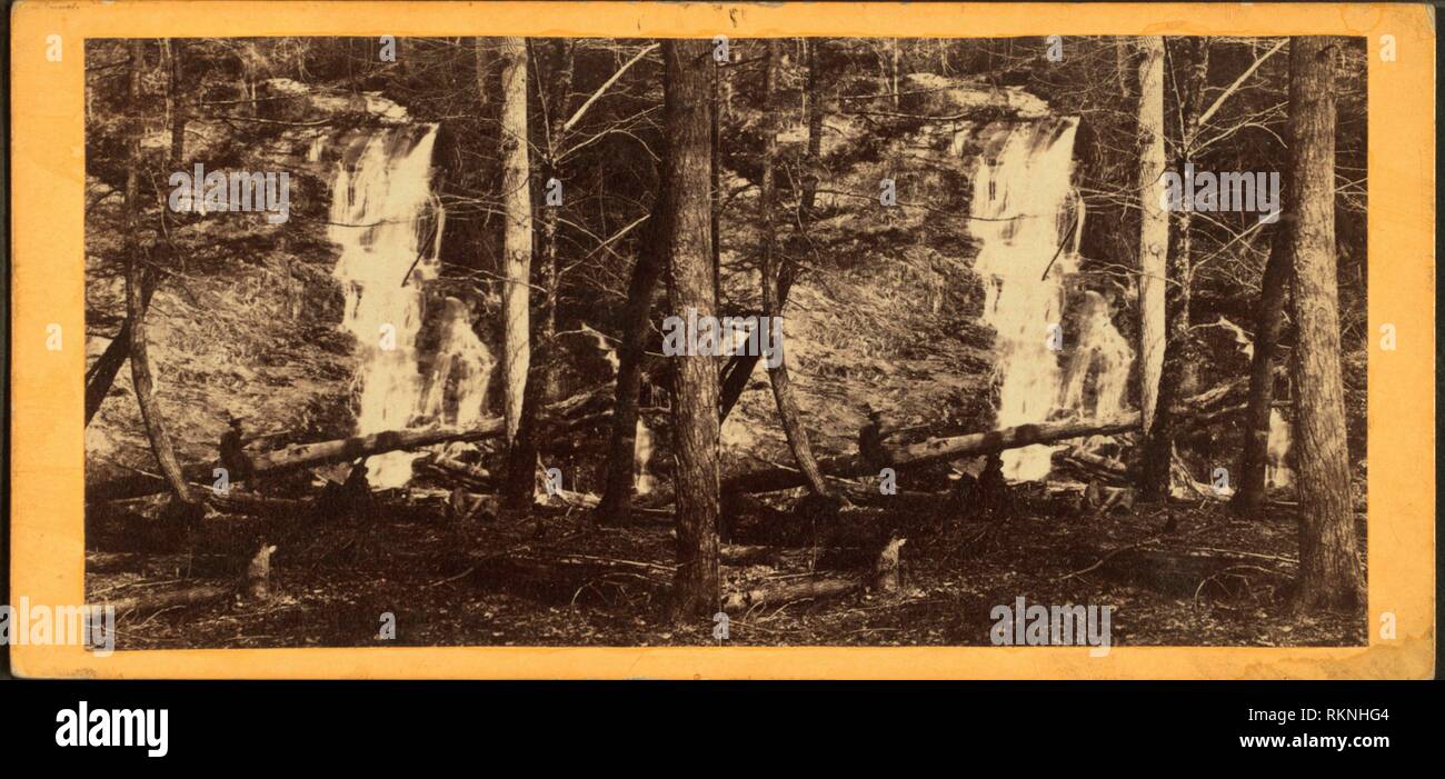 At Springfield, Vermont. Tower's Little Niagara. Gage, F. B. (Franklin ...