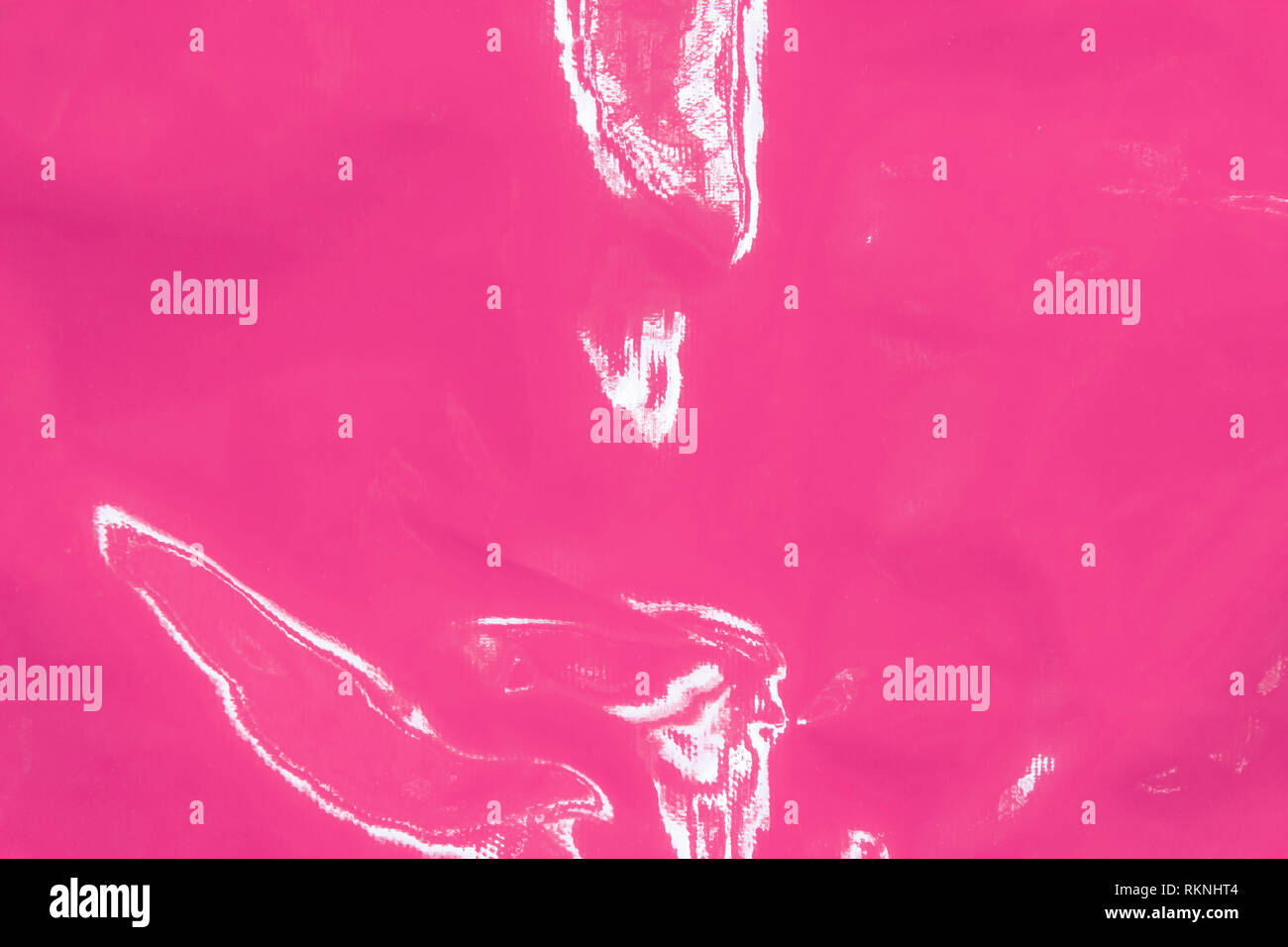 Wall surface plastic texture. Abstract background with pink shapes in ...