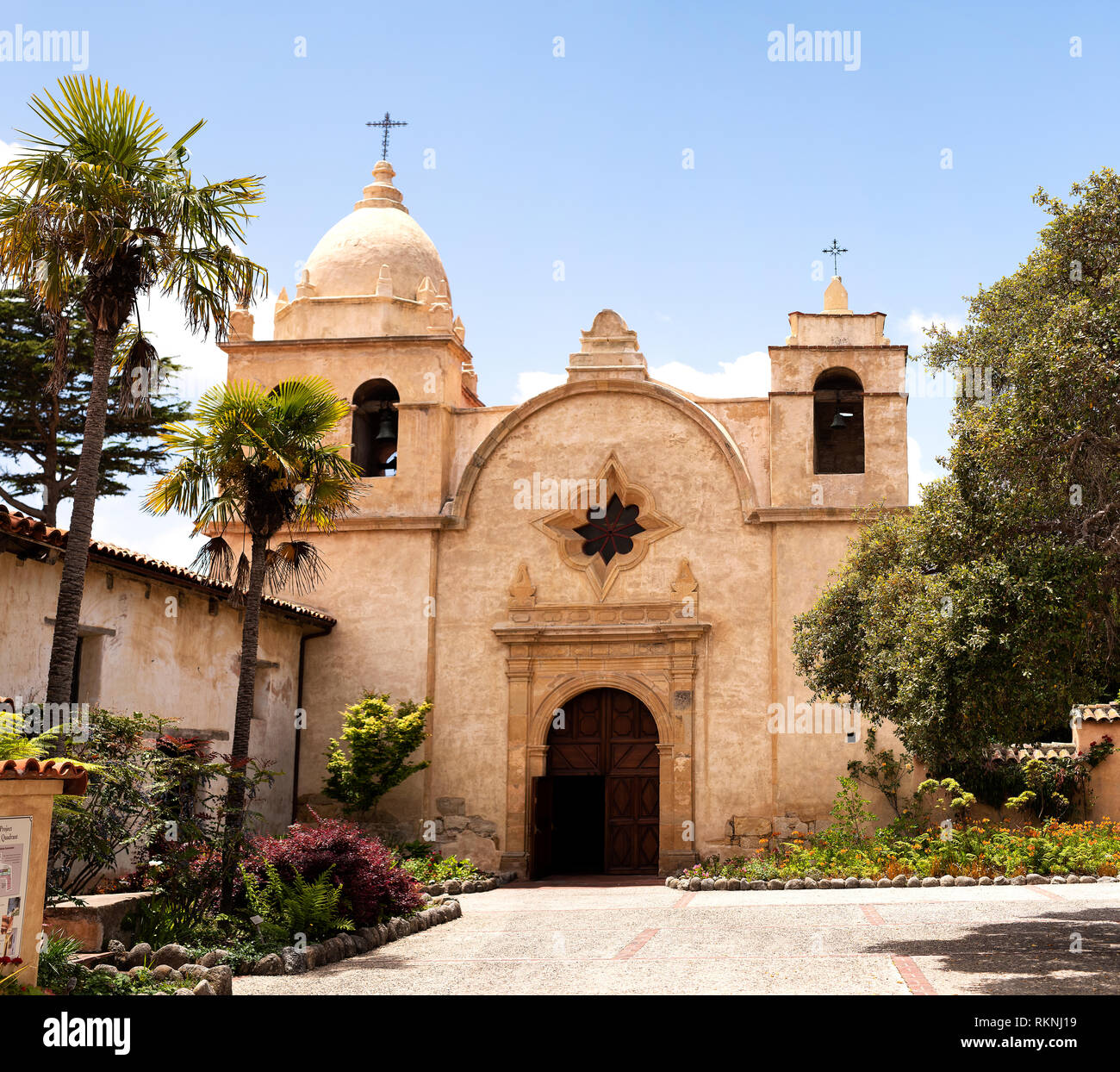 Mission San Carlos Carmel California Stock Photo - Alamy