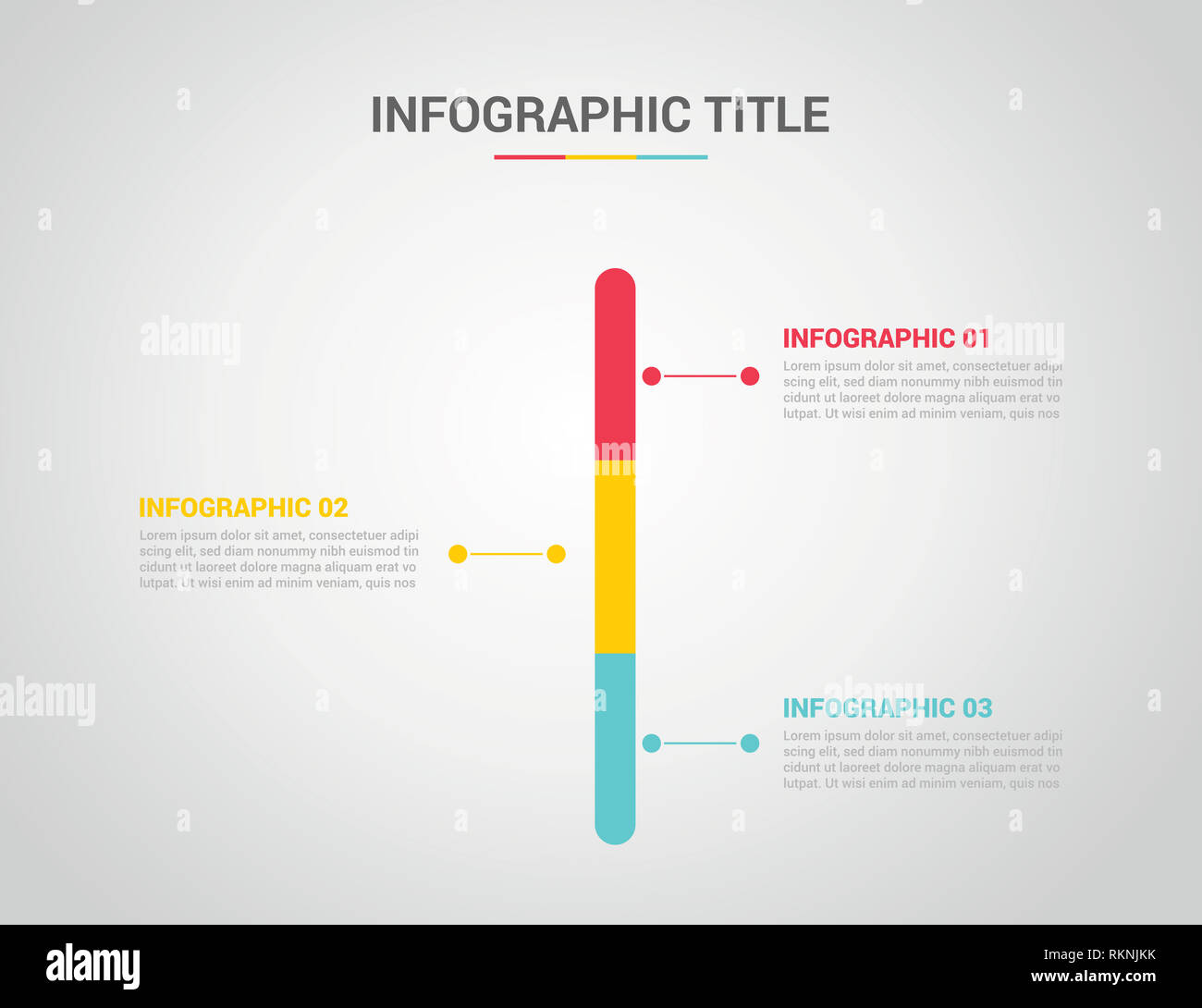 infographics timeline vertical with 3 or three step process option ...