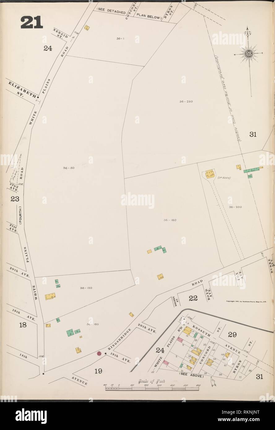 Map of white plains new york hi-res stock photography and images - Alamy