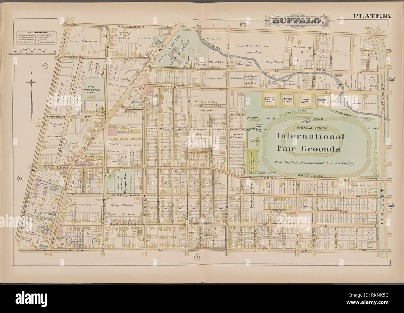 Utica map hi-res stock photography and images - Alamy