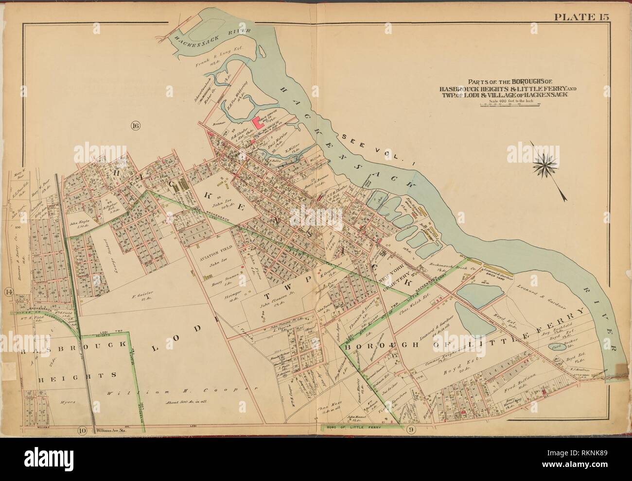Hackensack map hi-res stock photography and images - Alamy