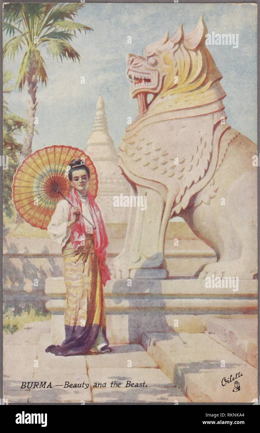 Burma-Beauty and the beast. Kelly, R. Talbot (Robert Talbot), b. 1861 ...