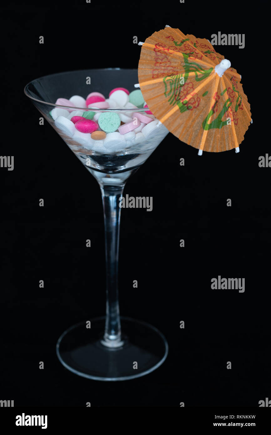 Tablet cocktail hi-res stock photography and images - Alamy