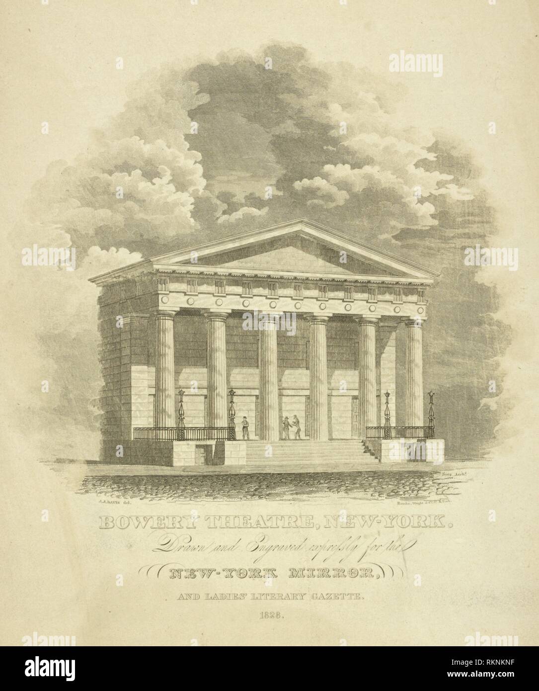 Architect alexander jackson davis hi-res stock photography and images ...