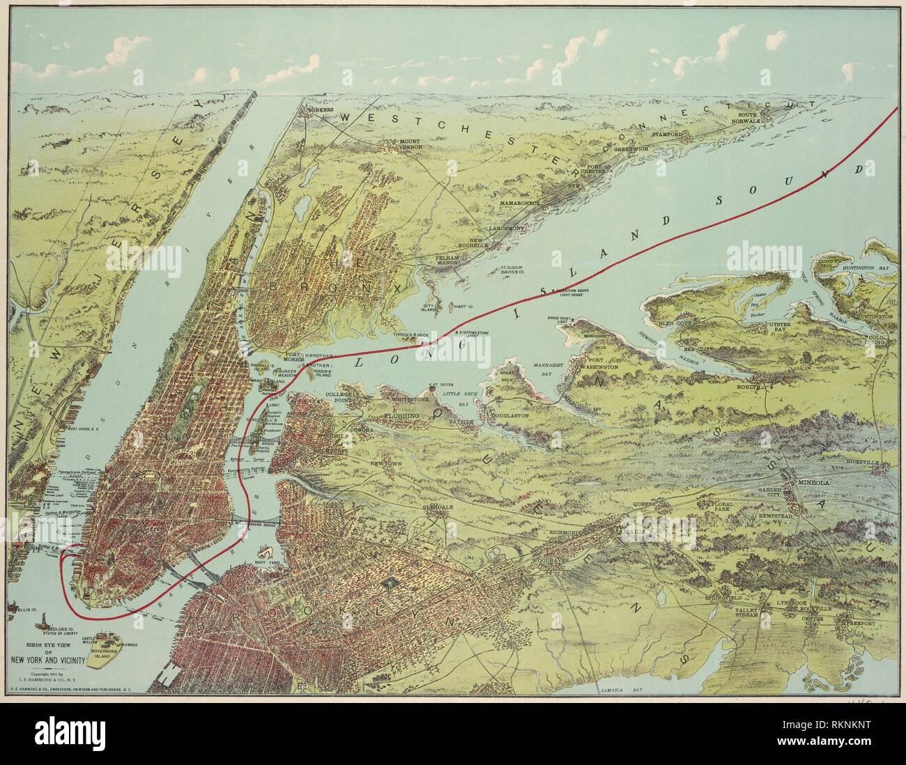 Map of hammond hi-res stock photography and images - Alamy