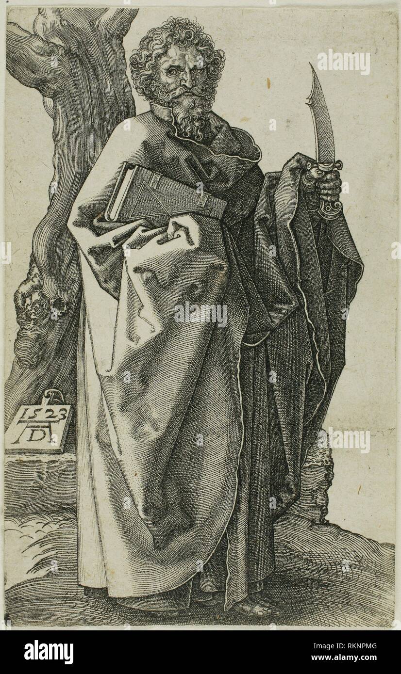 St Bartholomew Jan Wierix Flemish 1549 C 1620 After Albrecht Dürer German 1471 1528