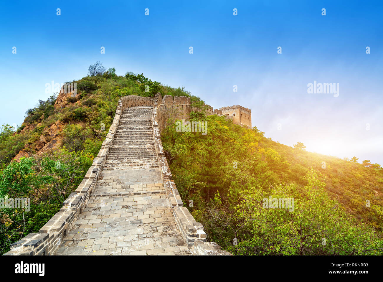 greatwall the landmark of china and beijing Stock Photo - Alamy