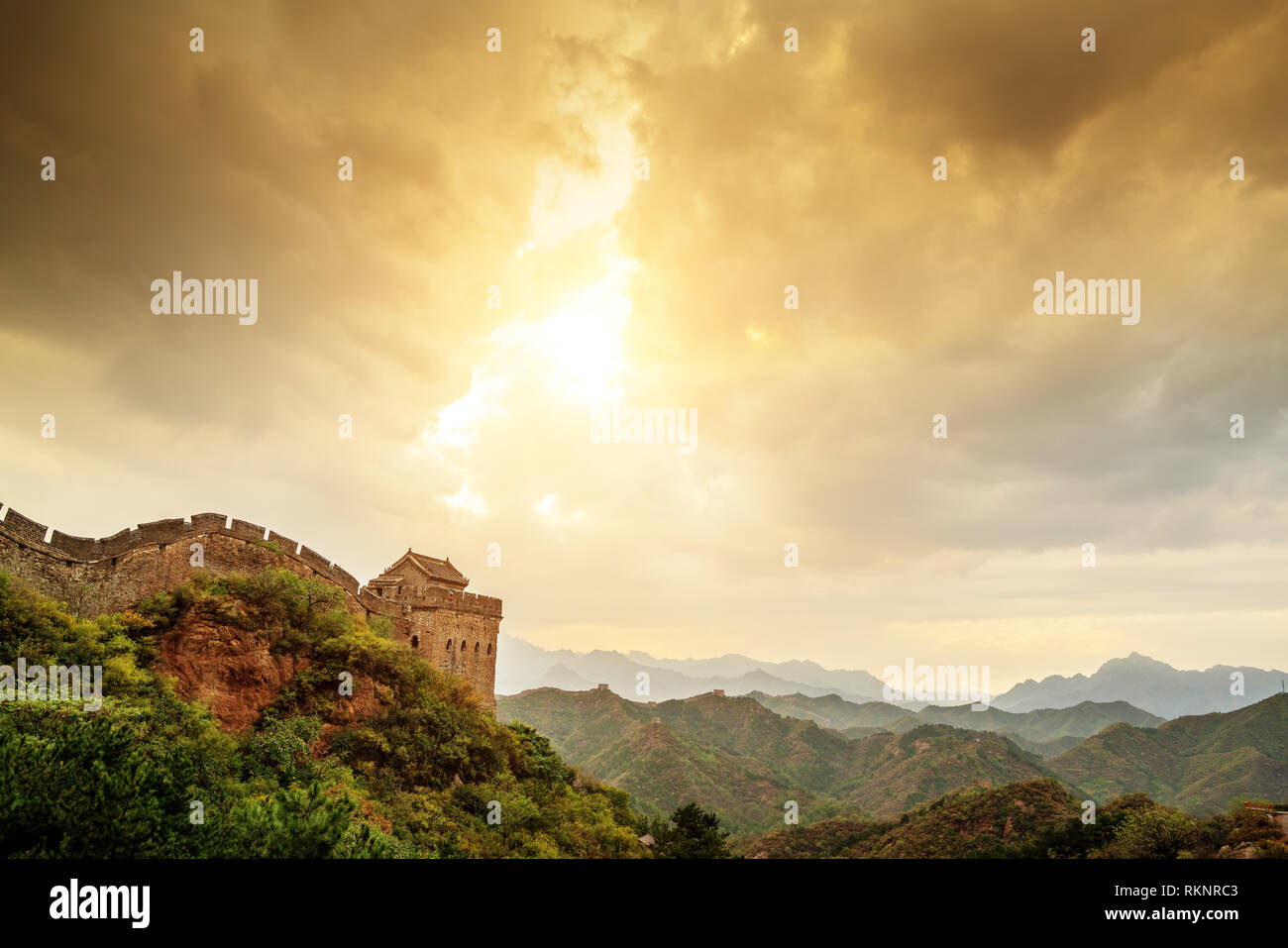 greatwall the landmark of china and beijing Stock Photo - Alamy