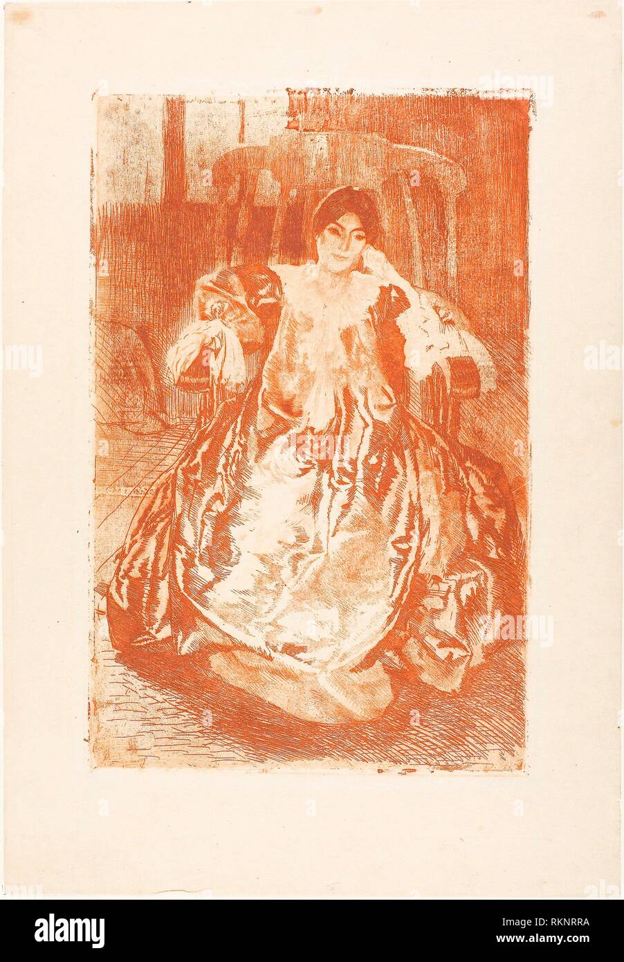 Albert besnard french 1849 1934 silk hi-res stock photography and ...