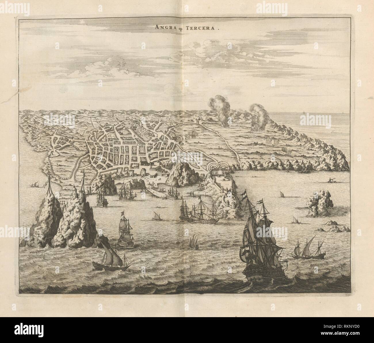Angra op Tercera. Ogilby, John (1600-1676) (Author) Montanus, Arnoldus ... Angra op Tercera. Ogilby, John (1600-1676) (Author) Montanus, Arnoldus ...