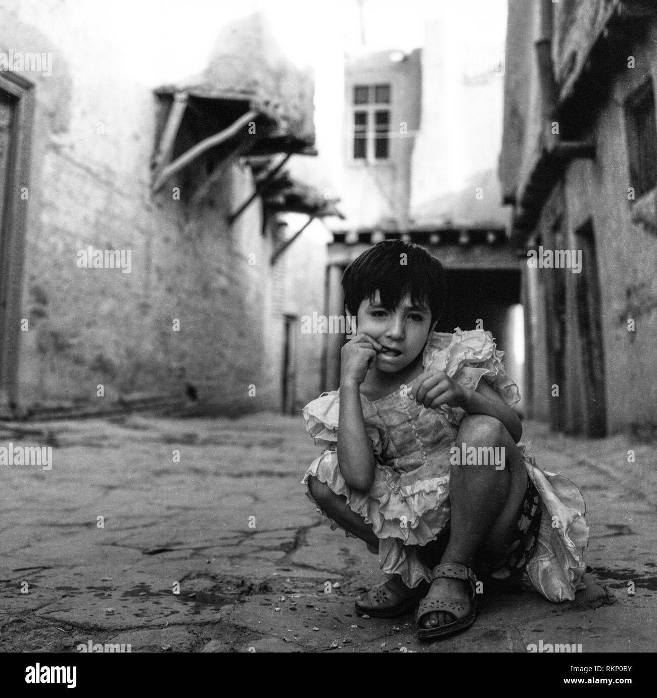 China muslim uighur girl Black and White Stock Photos & Images - Alamy