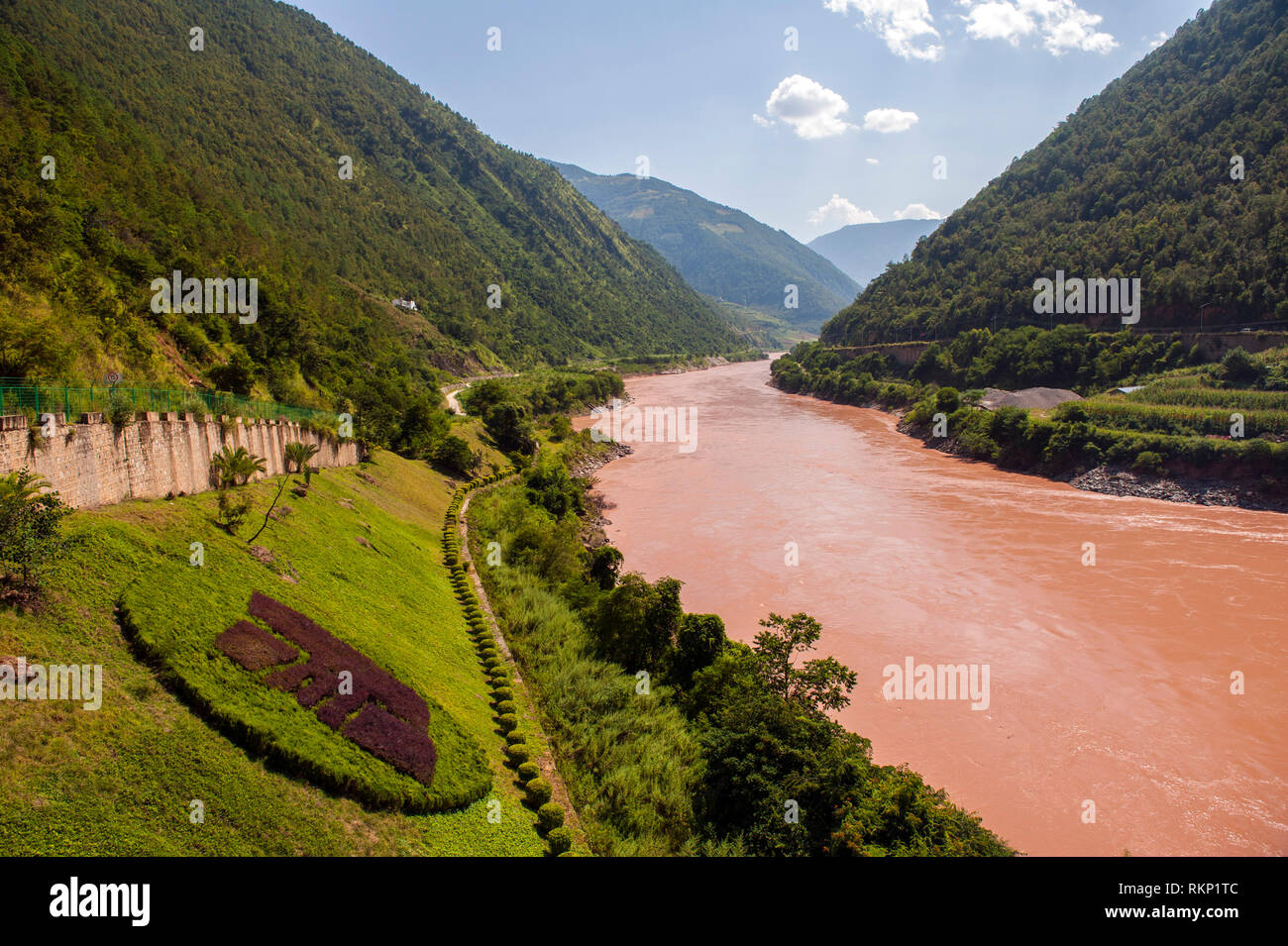Downstream from the controversial Gongguoqiao Dam on the Mekong River ...