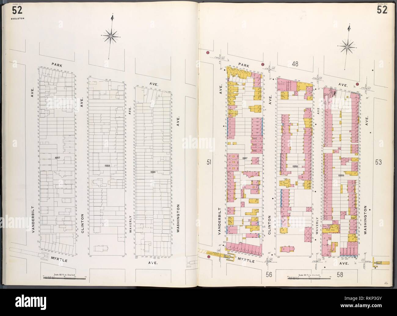 Map of vanderbilt hi-res stock photography and images - Alamy