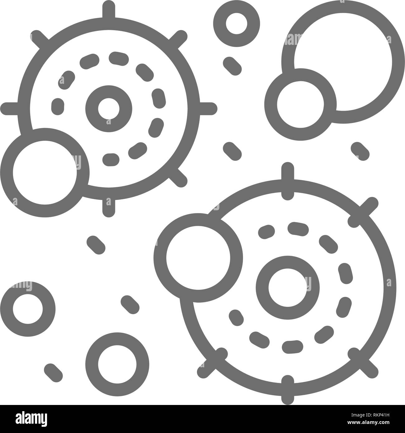 Spore bacteria Cut Out Stock Images & Pictures - Alamy