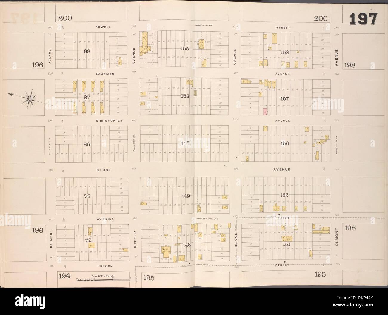 Map of powell hi-res stock photography and images - Alamy