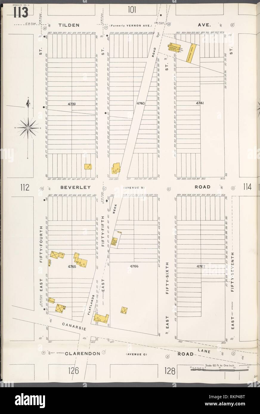 Map of clarendon hi-res stock photography and images - Alamy