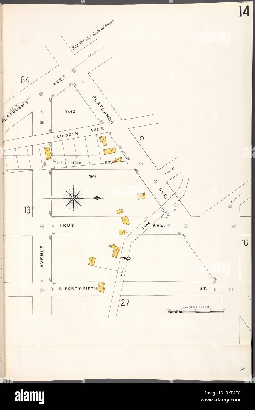 Map of flatbush hi-res stock photography and images - Alamy
