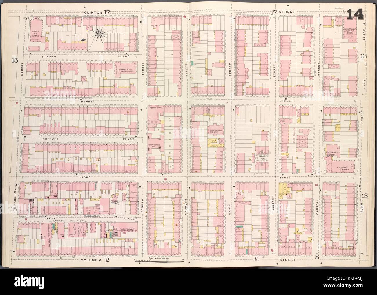Map of harrison hi-res stock photography and images - Alamy