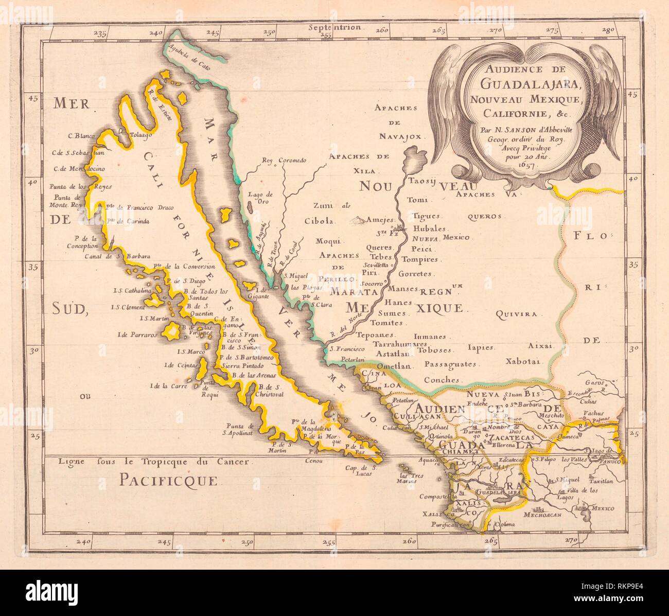 Map of guadalajara mexico hi-res stock photography and images - Alamy