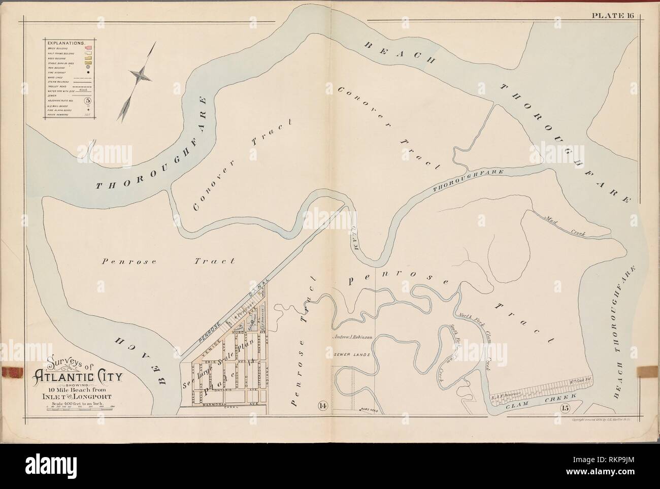 Map of ventnor city hi-res stock photography and images - Alamy