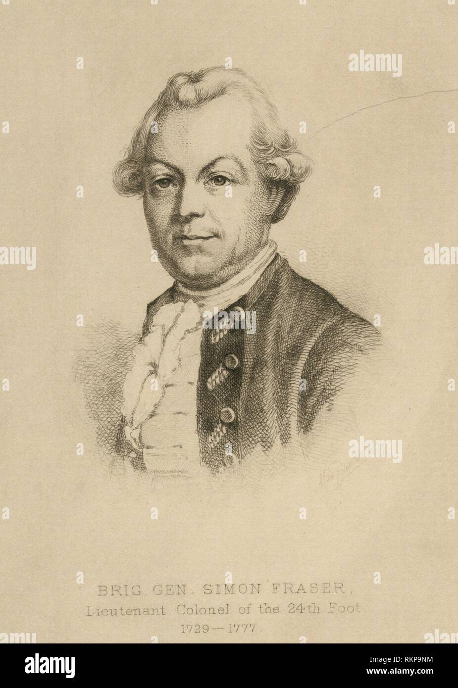 Brig gen simon fraser hi-res stock photography and images - Alamy