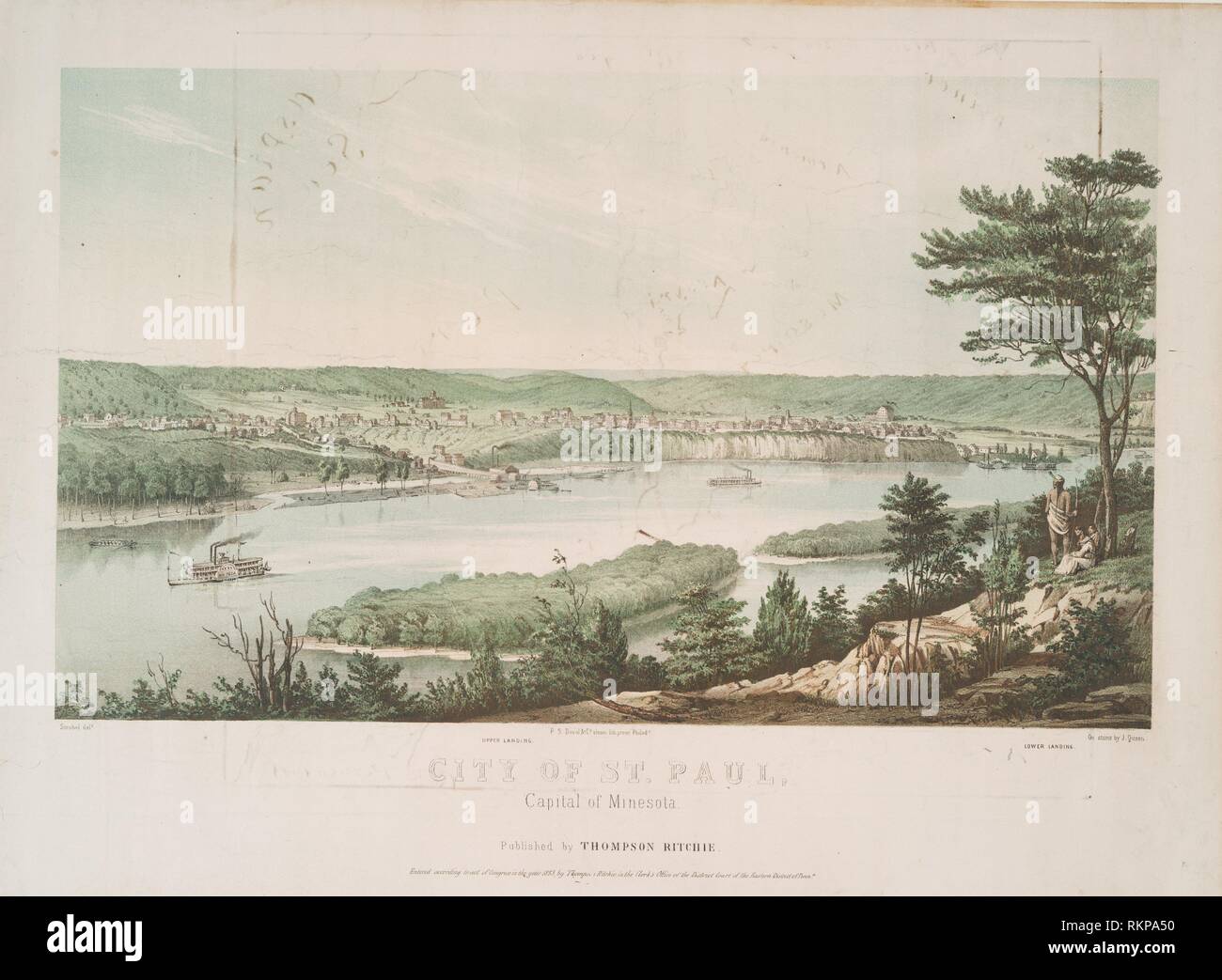 St james minnesota map hi-res stock photography and images - Alamy